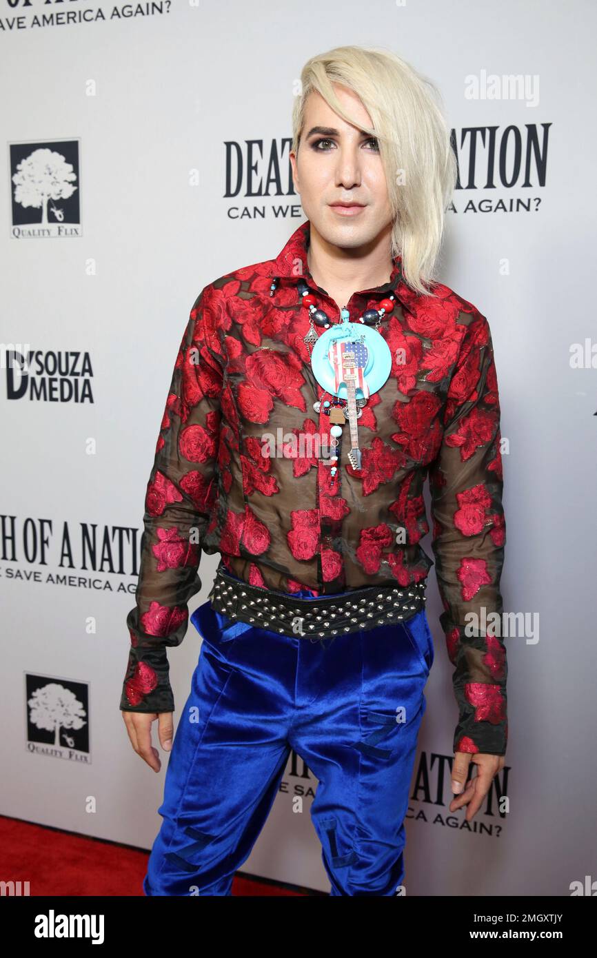 Ricky Rebel seen at the premiere of "Death of a Nation" on Tuesday ...