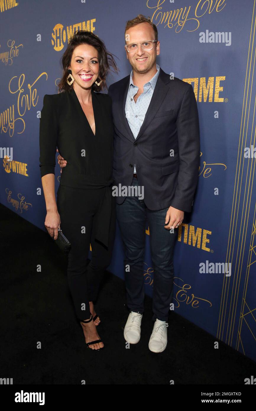 Guest and R.J. Fried pictured at Showtime's Emmy Eve Celebration at the ...