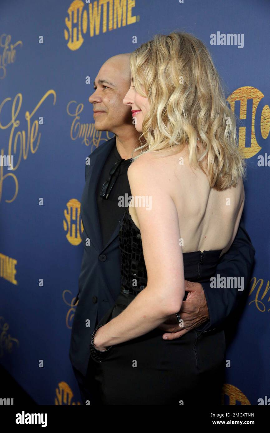 Eddie Perez and Kelley Flynn pictured at Showtime's Emmy Eve ...