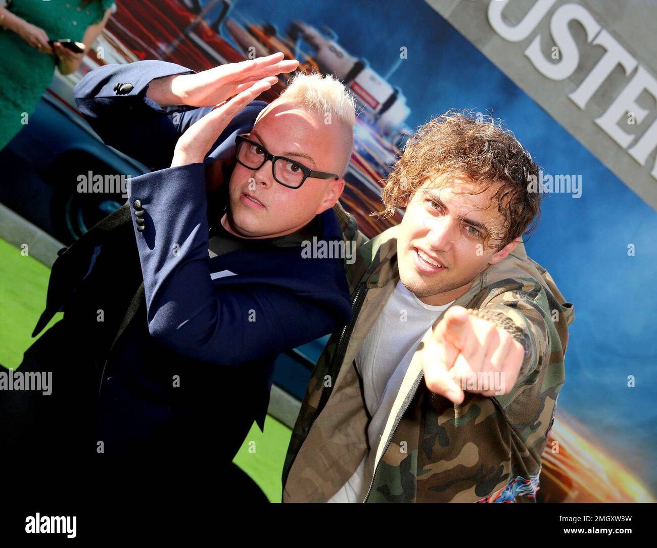Sean Waugaman and Kevin Ray of Walk the Moon are seen at the Los ...
