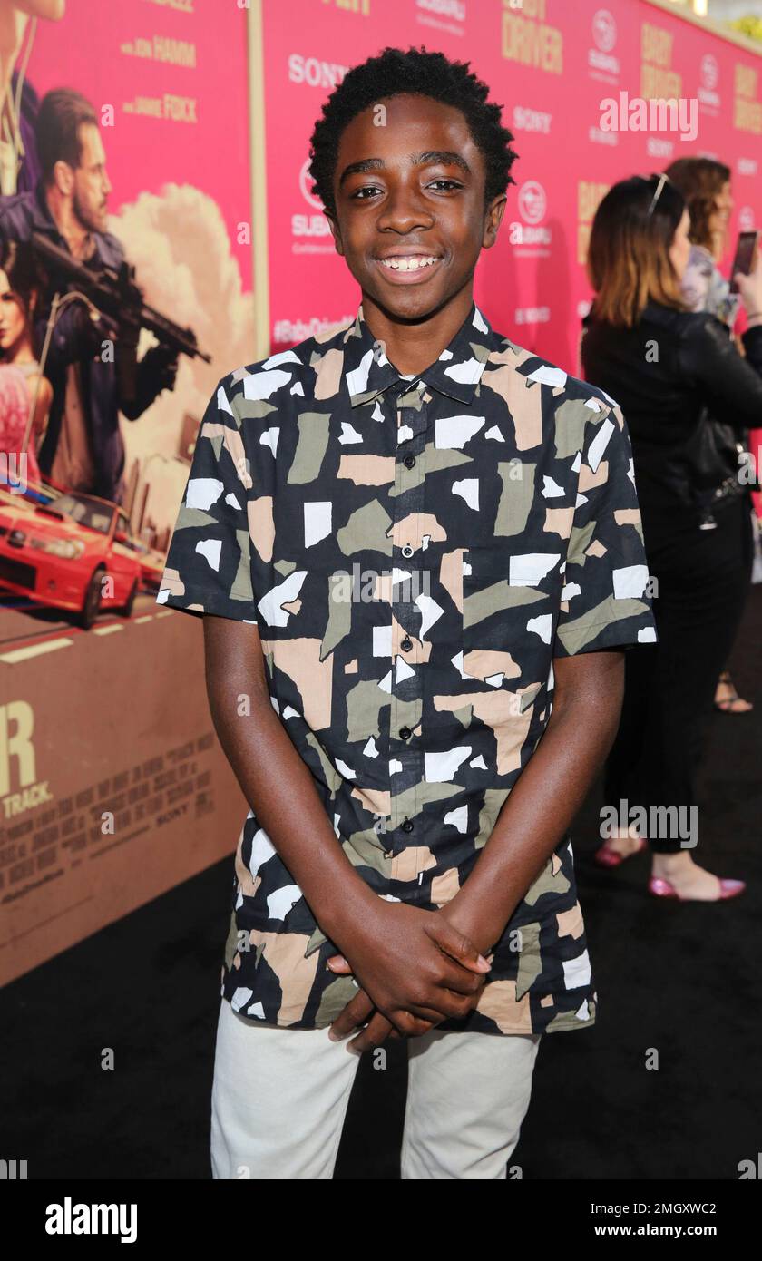 Caleb McLaughlin seen at TriStar Pictures "Baby Driver" Los Angeles ...