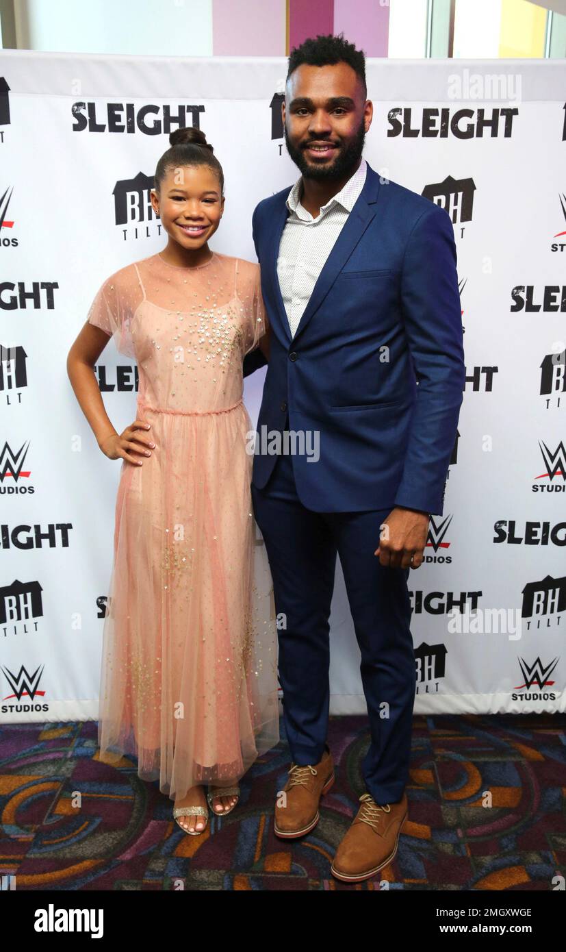 Storm Reid and J.D. Dillard seen at a Special Screening of BH Tilt and ...