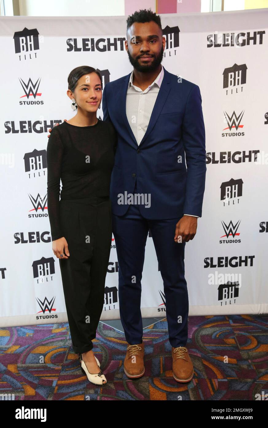 Seychelle Gabriel and J.D. Dillard seen at a Special Screening of BH ...