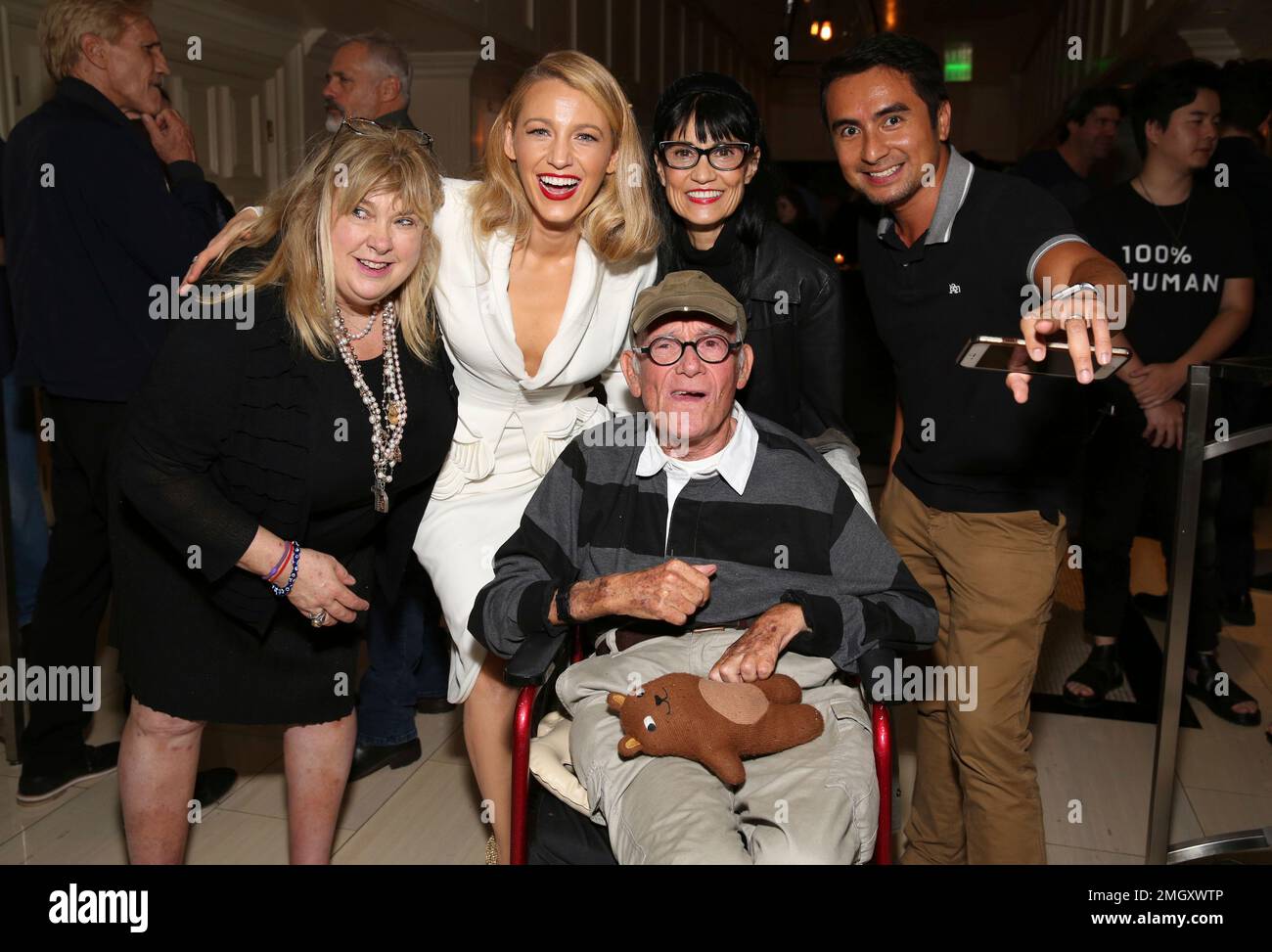 Colleen Camp, Blake Lively, Nancy Ferguson and Buck Henry seen at the ...