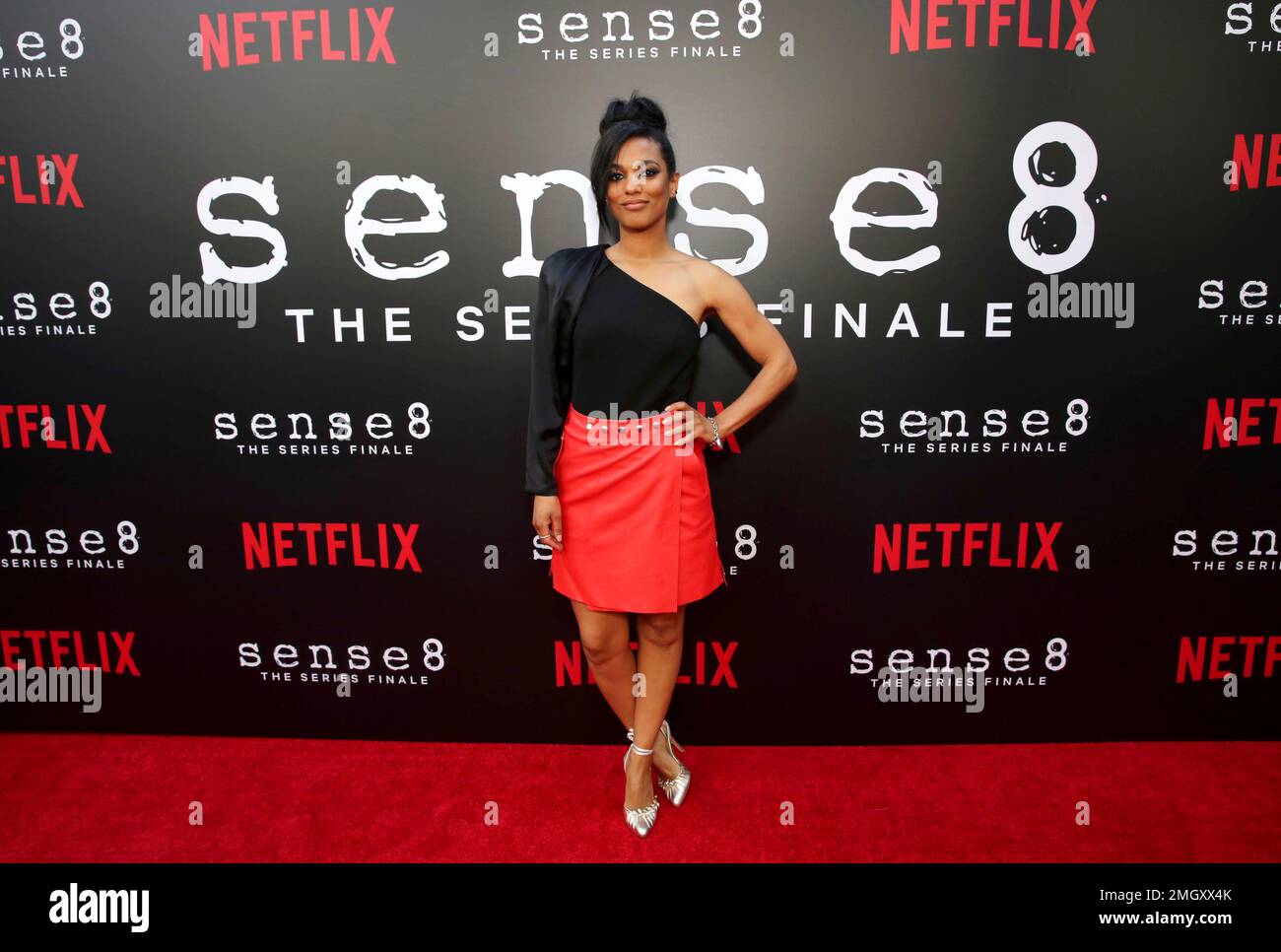 Freema Agyeman seen at the screening of Netflix Original Series "Sense8 ...
