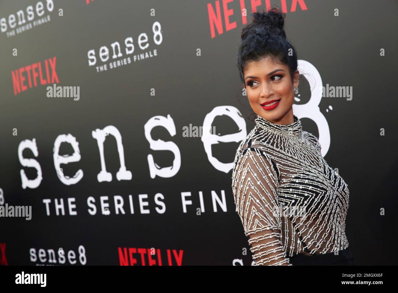 Tina Desai seen at the screening of Netflix Original Series "Sense8 ...