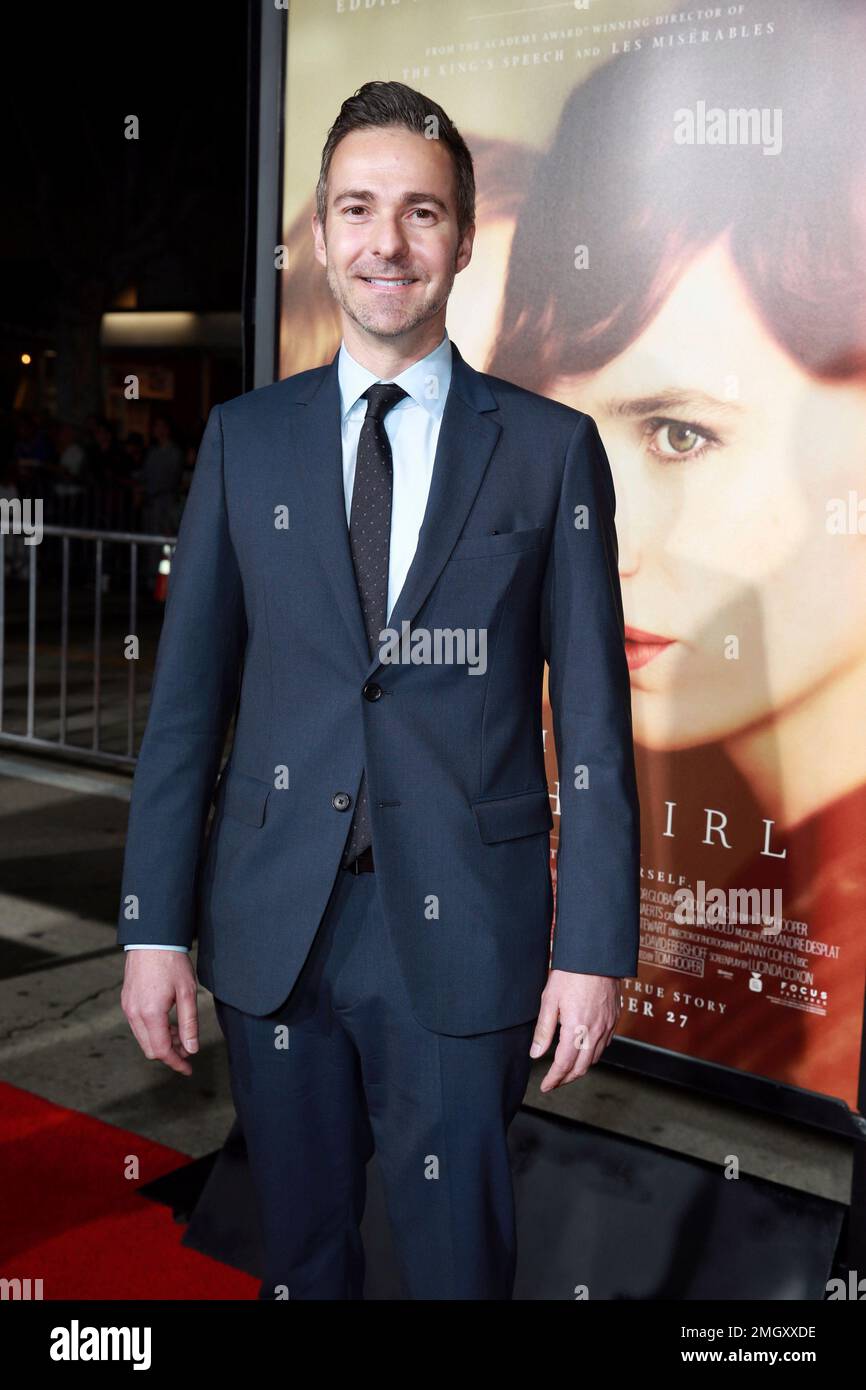 Author David Ebershoff seen at Focus Features Los Angeles premiere of ...