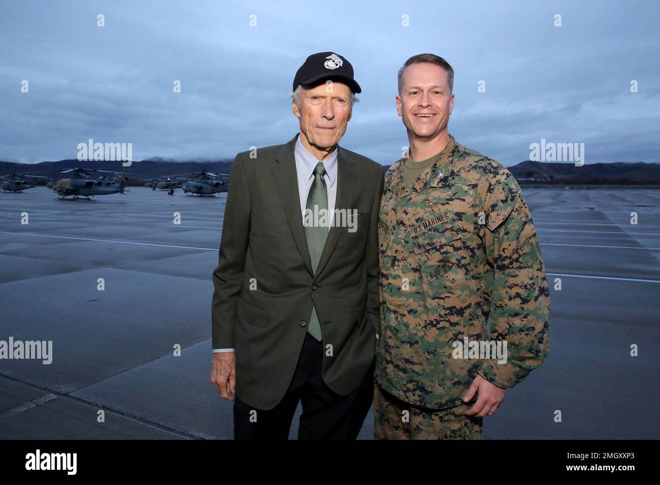 Clint Eastwood, Director/Producer, and Colonel "Tibby" Anderson seen at ...
