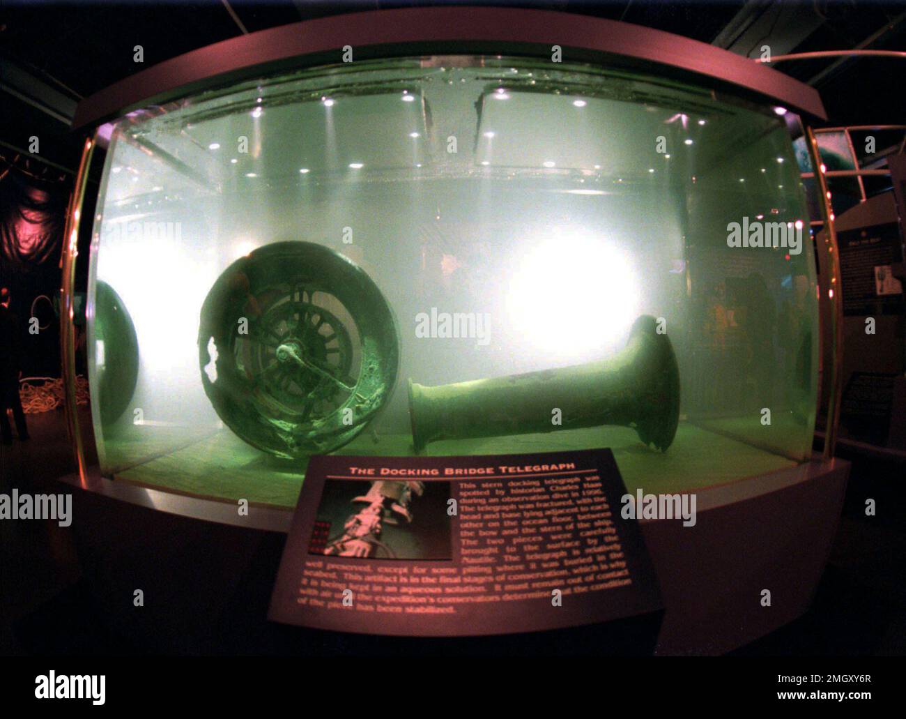 FILE - In this Nov. 26, 1996 file photo, the docking bridge telegraph ...