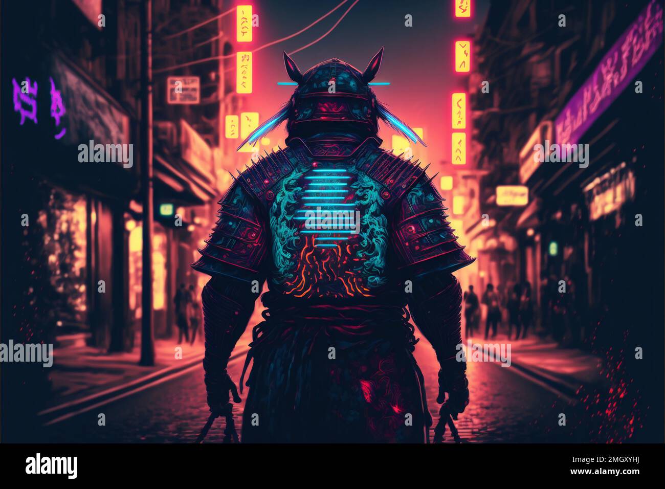 Cyberpunk fighter hi-res stock photography and images - Alamy