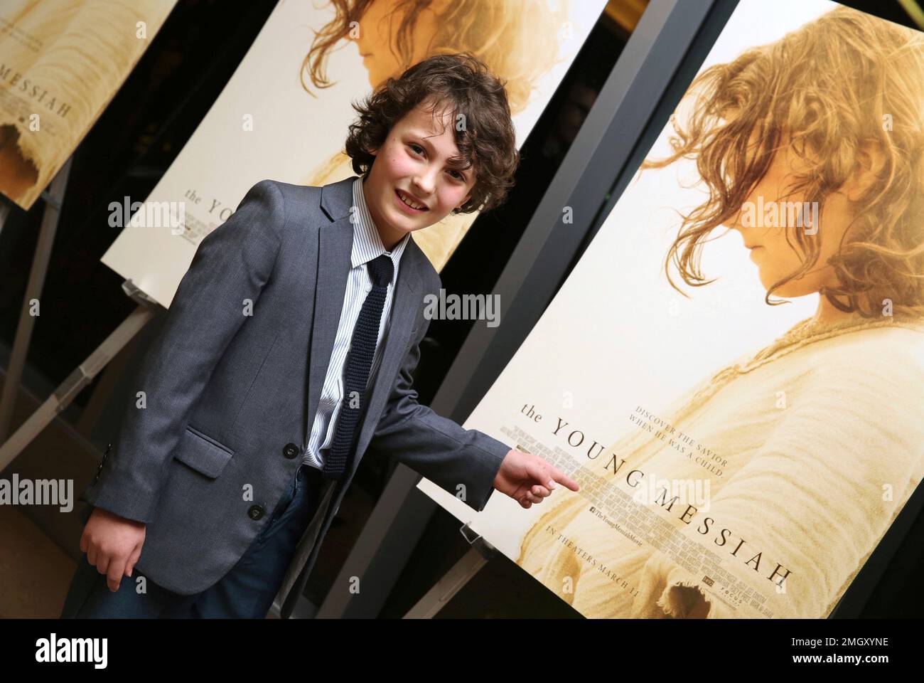 Adam Greaves-Neal seen at the Focus Features "The Young Messiah ...