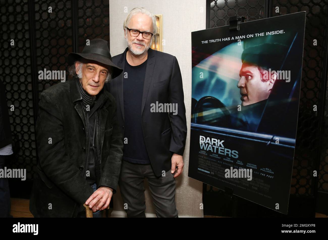 Director of photography Edward Lachman and Tim Robbins seen at the ...