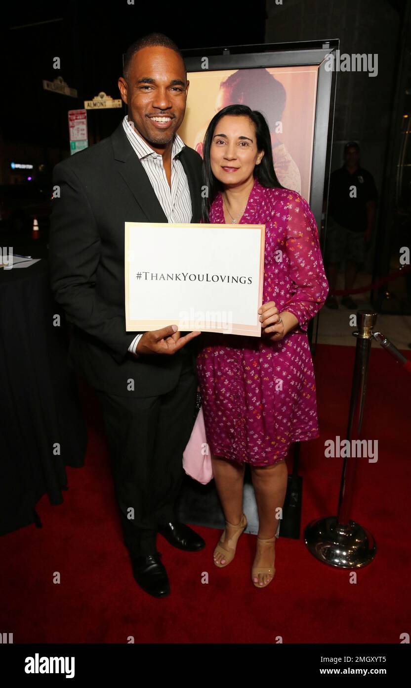 Jason Winston George and Vandana Khanna seen at the Los Angeles ...