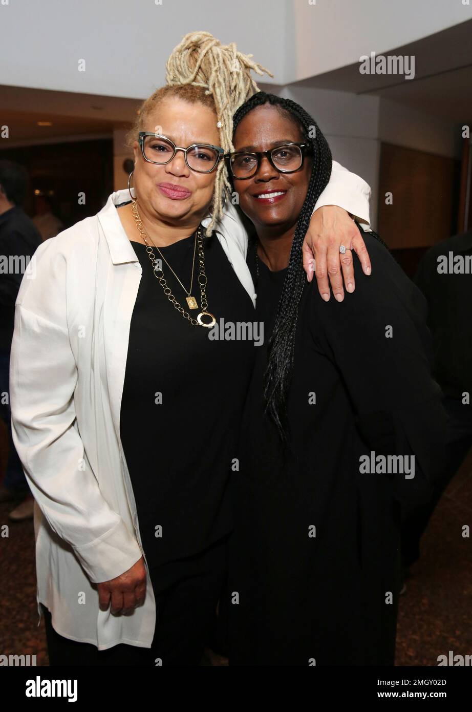 Director Kasi Lemmons, Kim Coleman seen at the "Harriet" Q&A and ...
