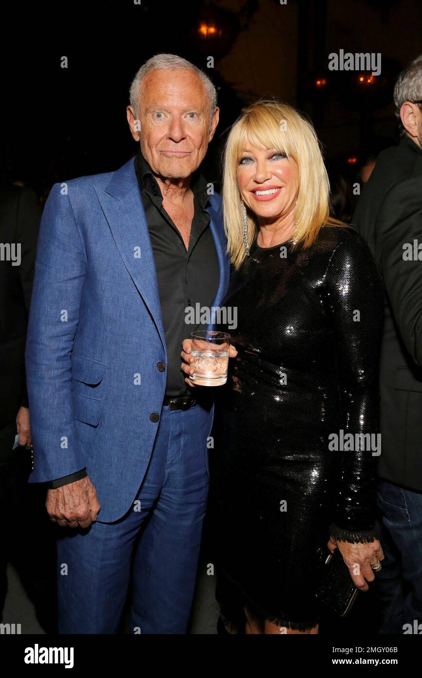Alan Hamel and Suzanne Somers seen at Focus Features Los Angeles ...
