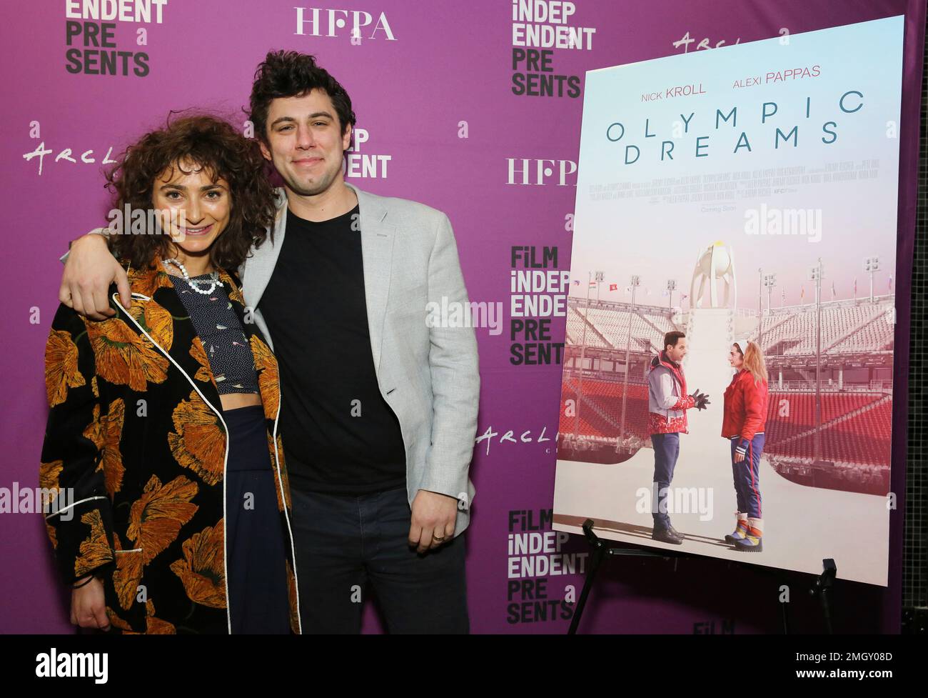 Alexi Pappas and director/writer Jeremy Teicher seen at the special ...
