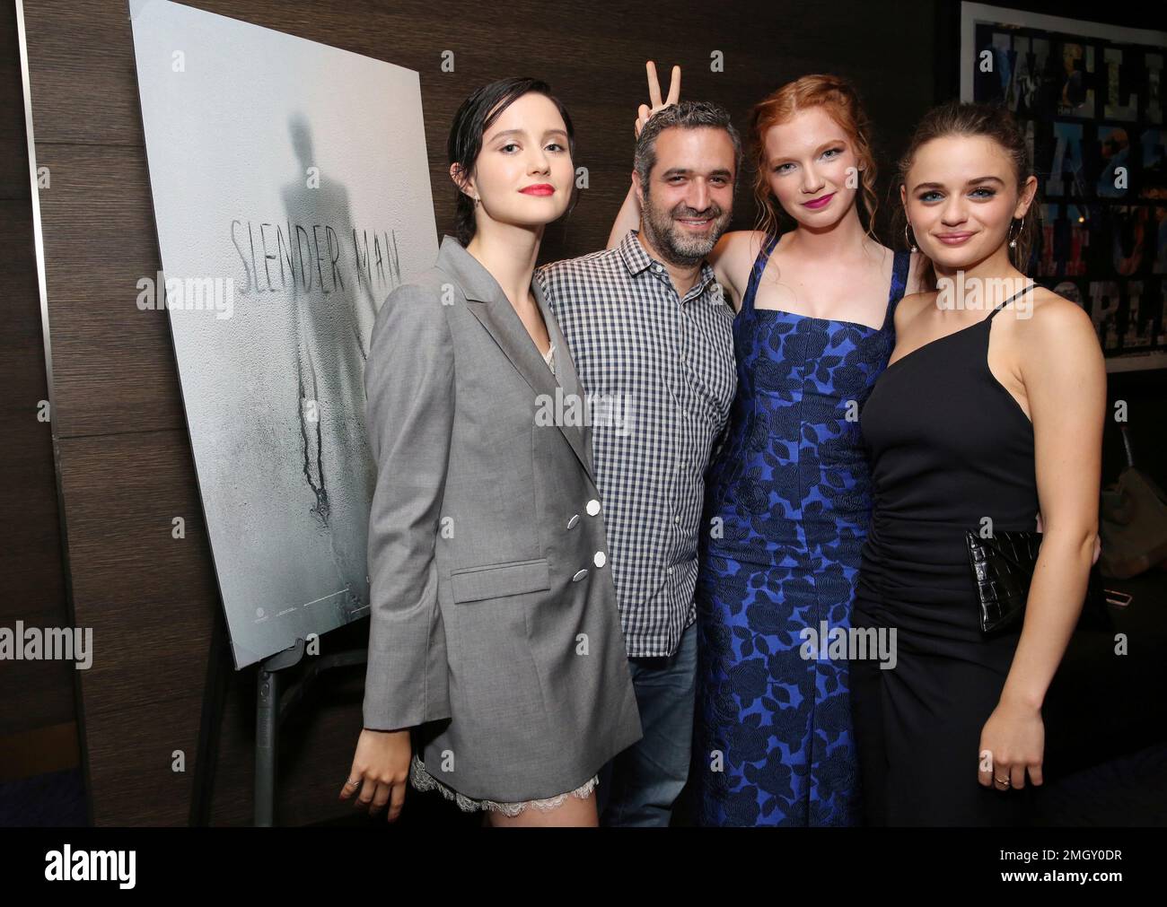 Julia Goldani Telles, producer Brad Fischer, Annalise Basso and Joey ...