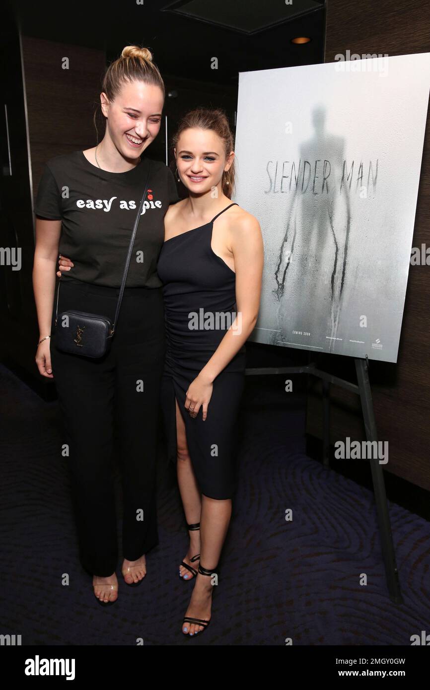 Luka Kloser and Joey King attend the Special Screening of Screen Gems ...