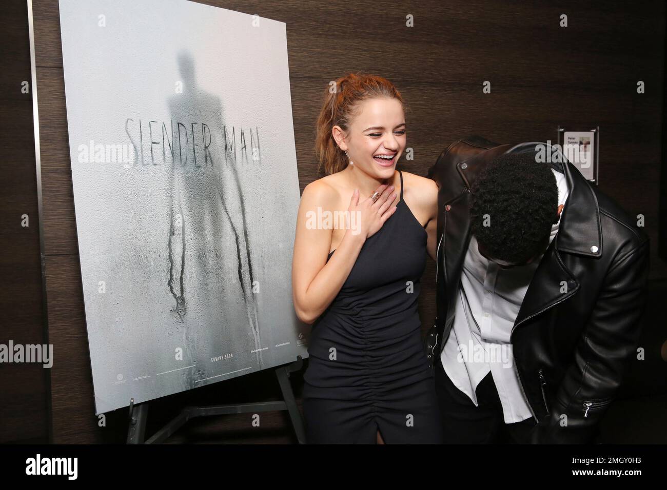 Joey King and Kevin Miles attend the Special Screening of Screen Gems ...