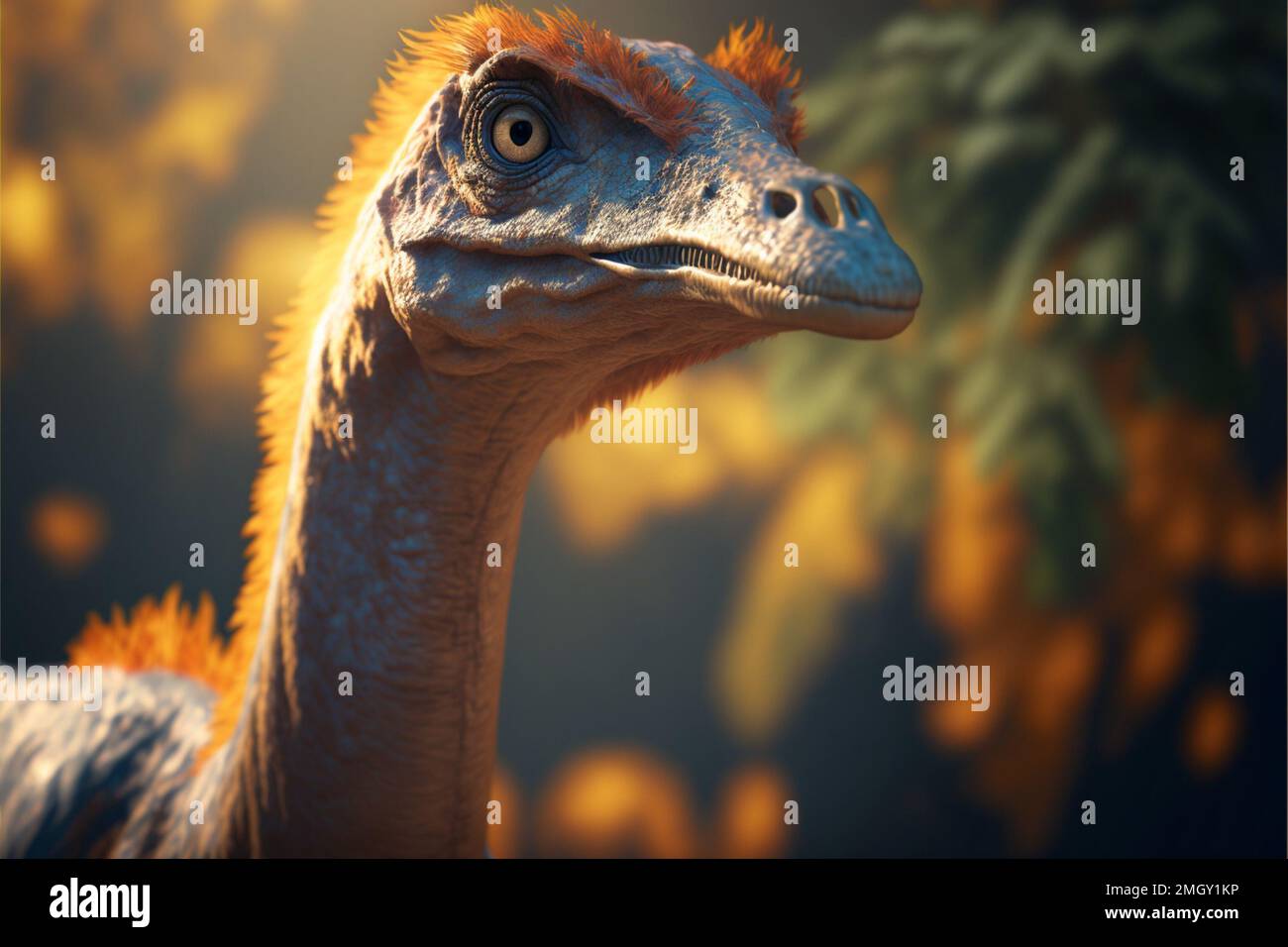 Gallimimus illustration hi-res stock photography and images - Alamy