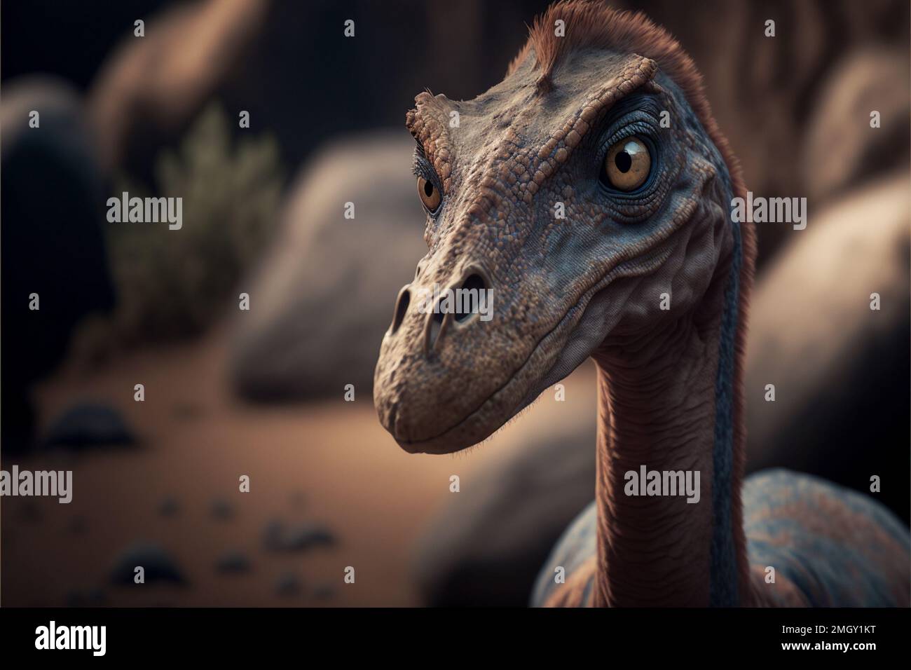 Gallimimus illustration hi-res stock photography and images - Alamy