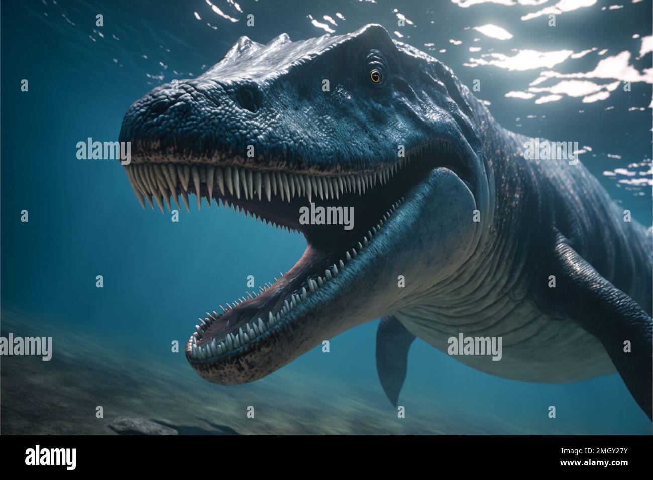 Mosasaurus dinosaur hi-res stock photography and images - Alamy