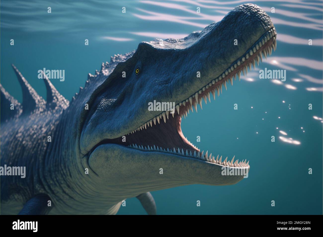 Mosasaurus dinosaur hi-res stock photography and images - Alamy