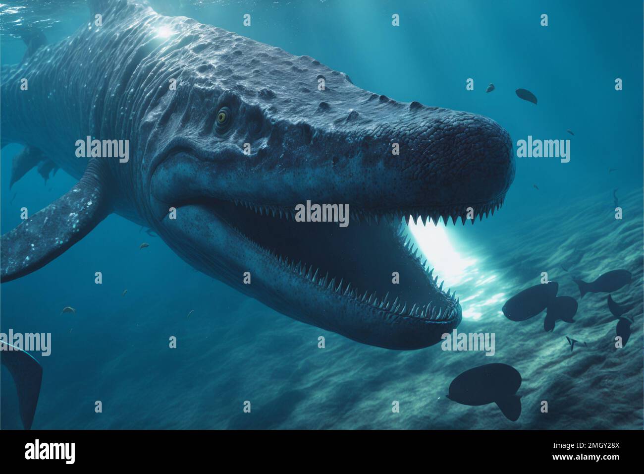 Mosasaurus dinosaur hi-res stock photography and images - Alamy