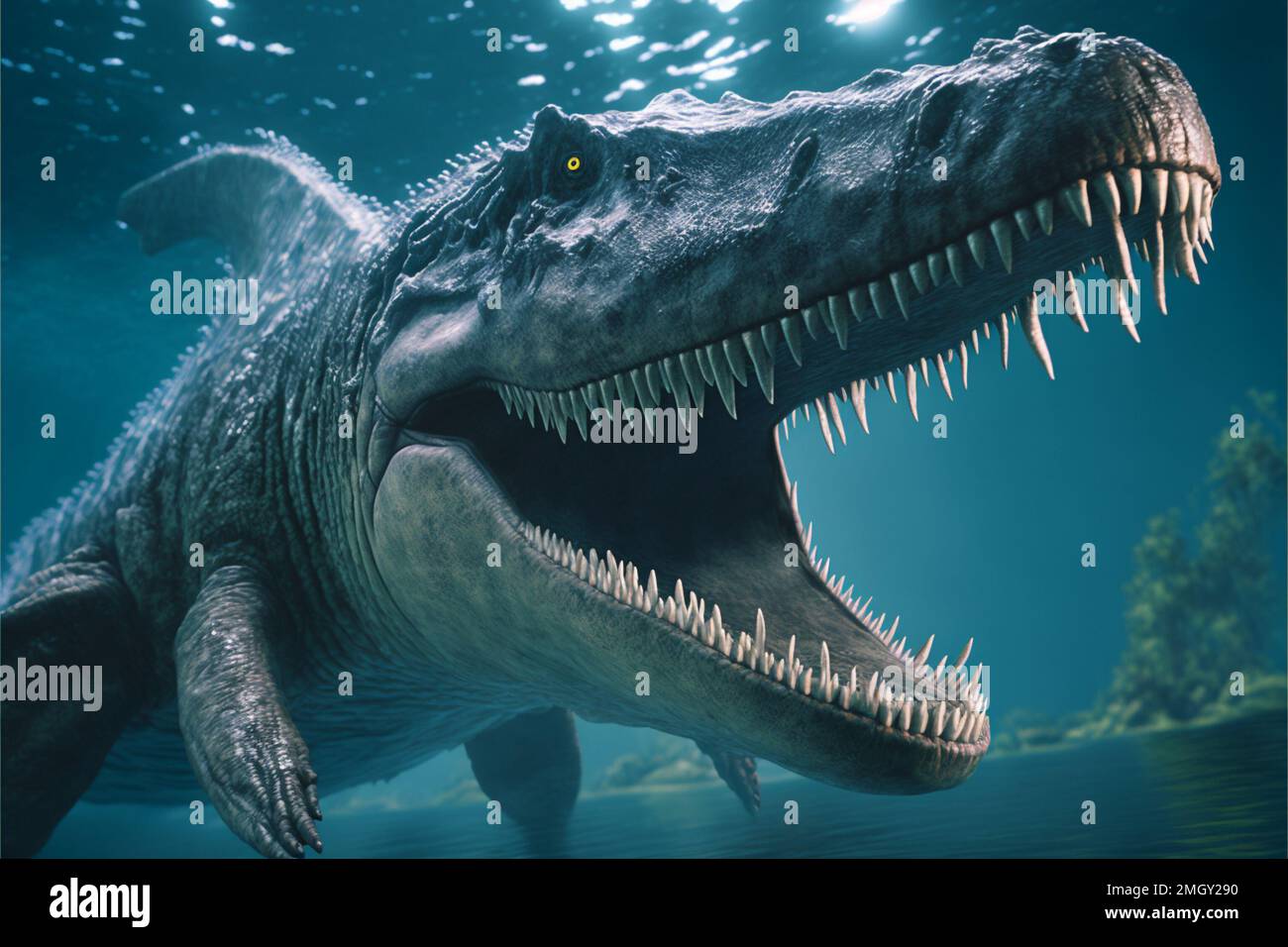 Mosasaurus dinosaur hi-res stock photography and images - Alamy