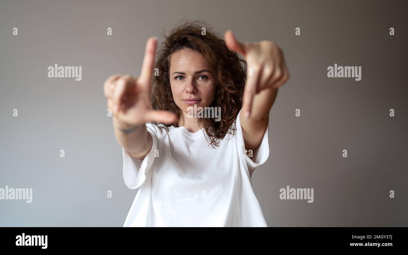 Plain looking woman hi-res stock photography and images - Alamy