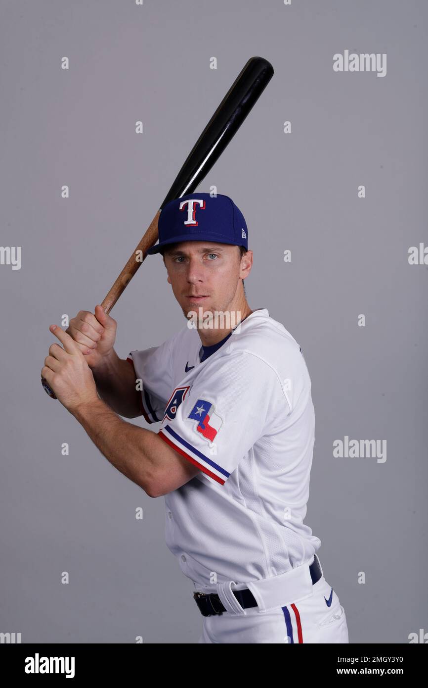 This is a 2020 photo of Matt Duffy of the Texas Rangers baseball team ...