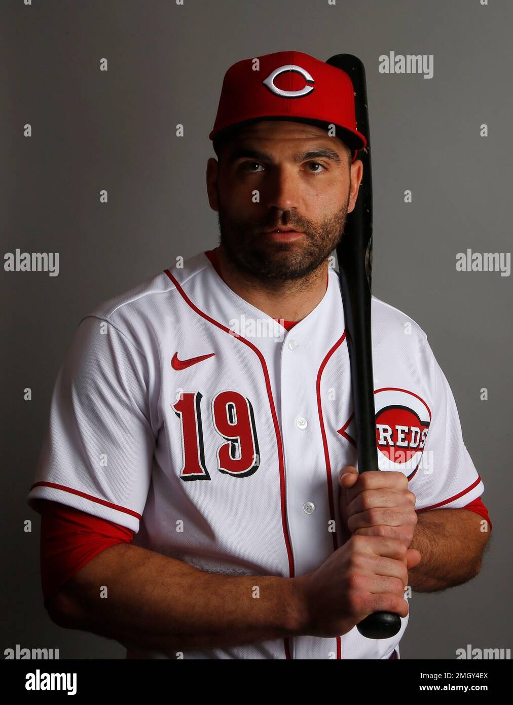 Cincinnati Reds first baseman Joey Votto poses for a photograph during ...
