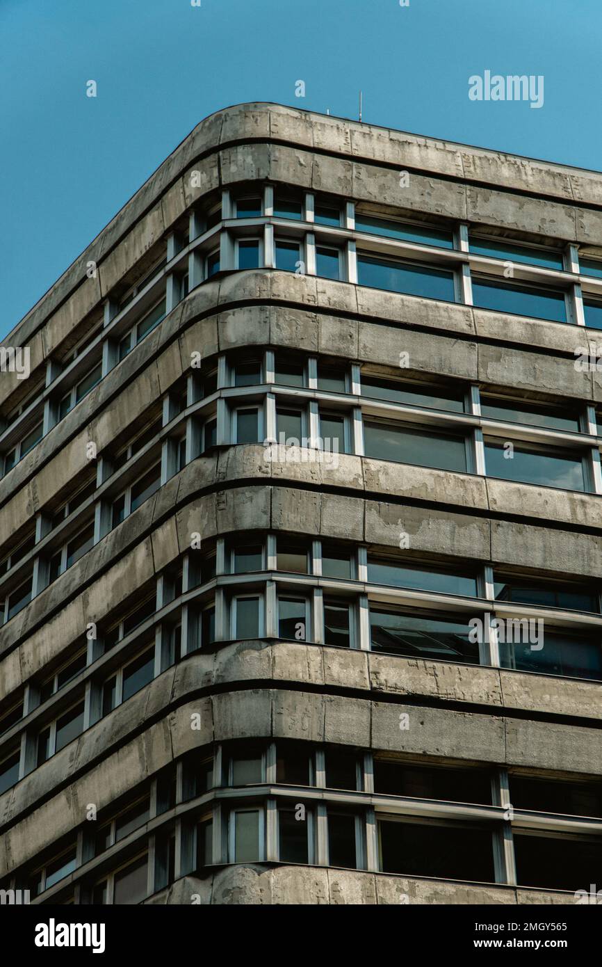 windows of an old office building in the sun on a sunny day Stock Photo ...