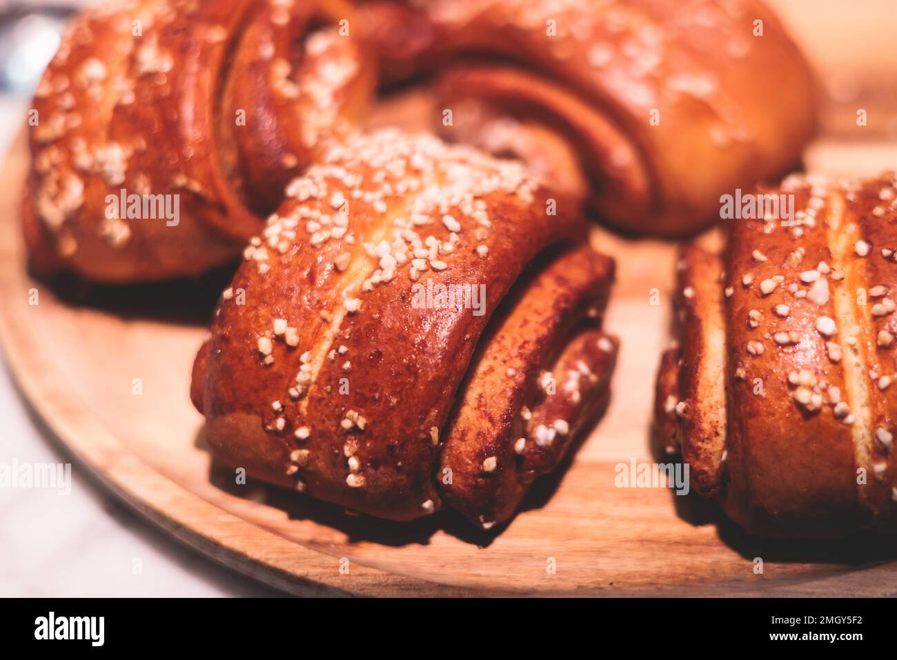 Cinnamon bun helsinki hi-res stock photography and images - Alamy