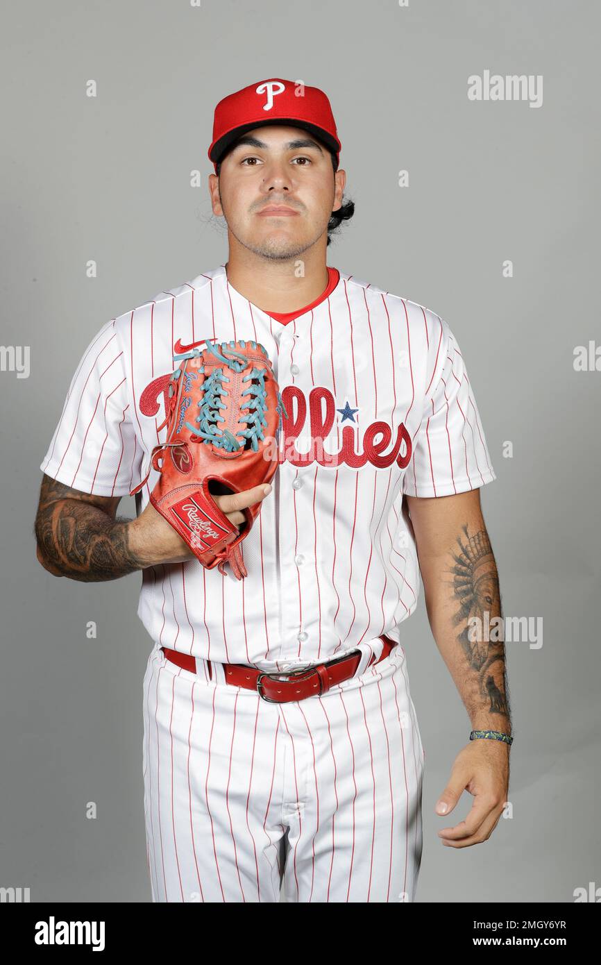 This is a 2020 photo of Jojo Romero of the Philadelphia Phillies baseball team. This image reflects the Phillies active roster as of Wednesday Feb. 19 2020 when this image was taken