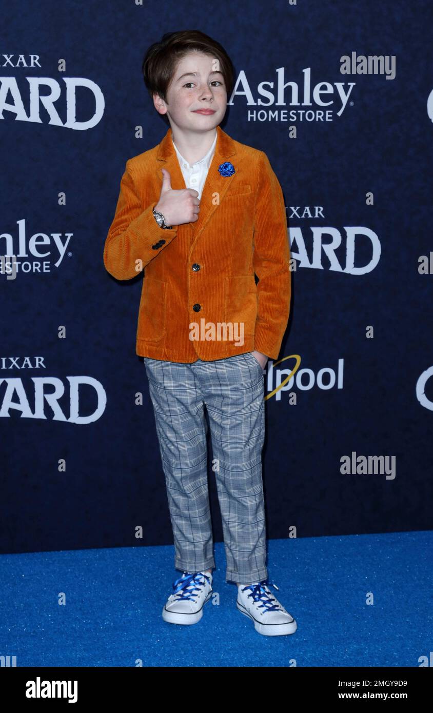 Paxton Booth arrives at the World Premiere of "Onward" at El Capitan ...