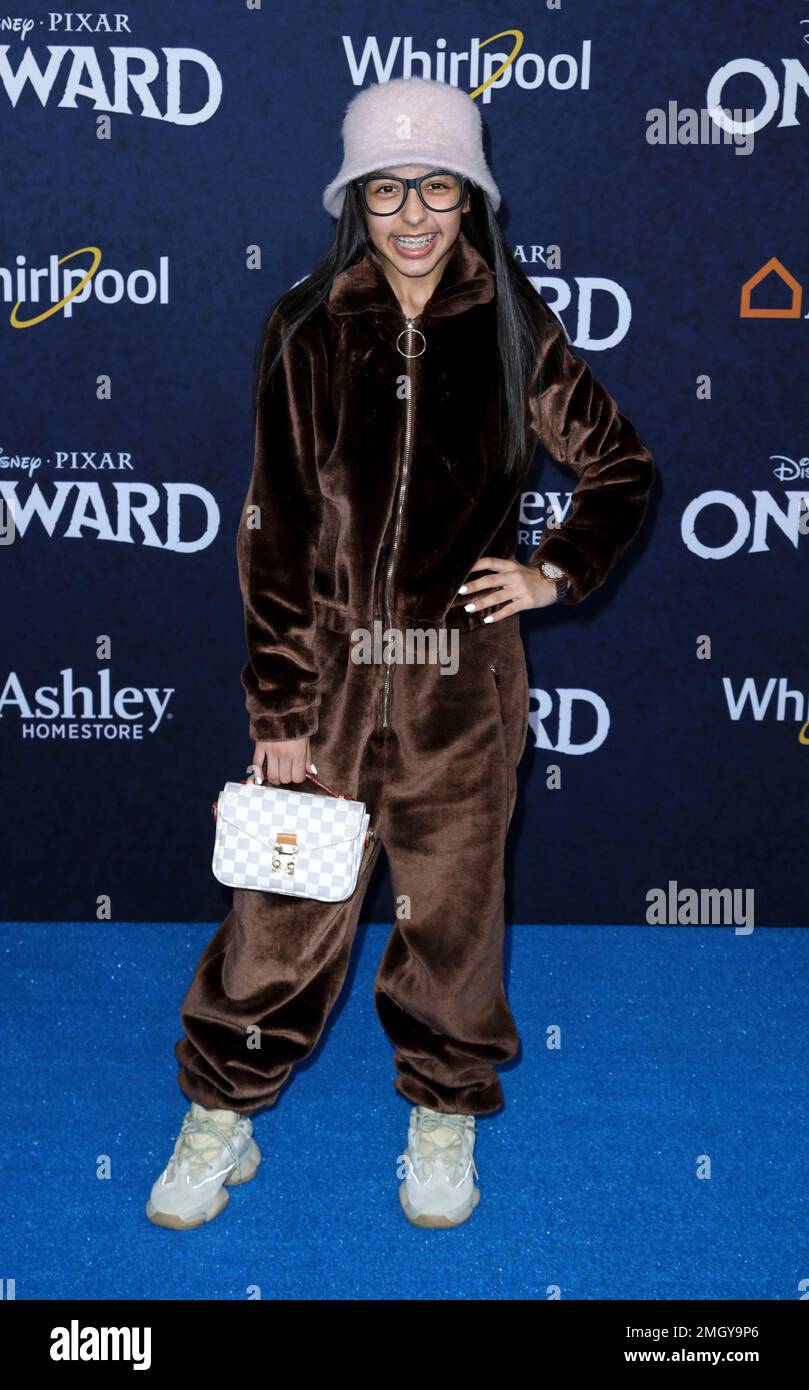 DJ Livia arrives at the World Premiere of "Onward" at El Capitan ...