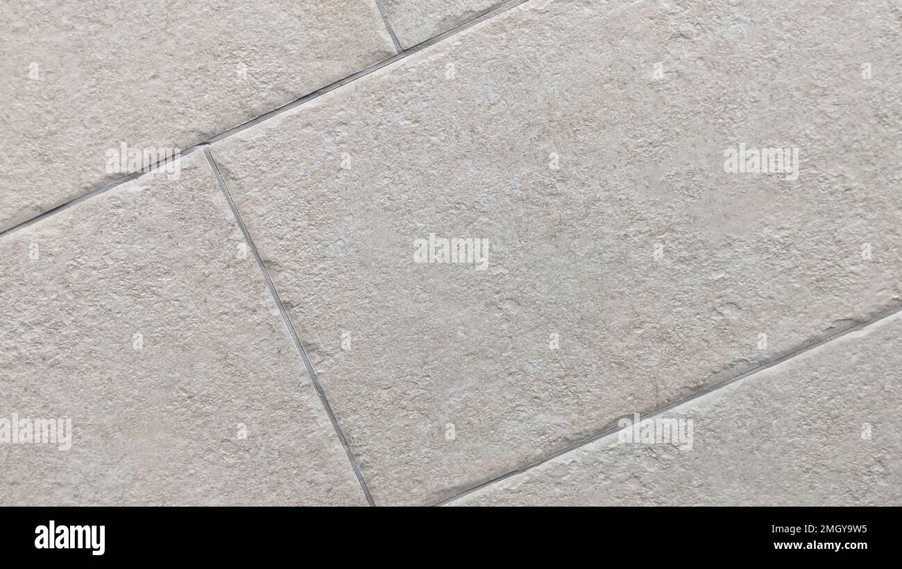 Concrete stacked stone tile background grey floor block gray cladding ...