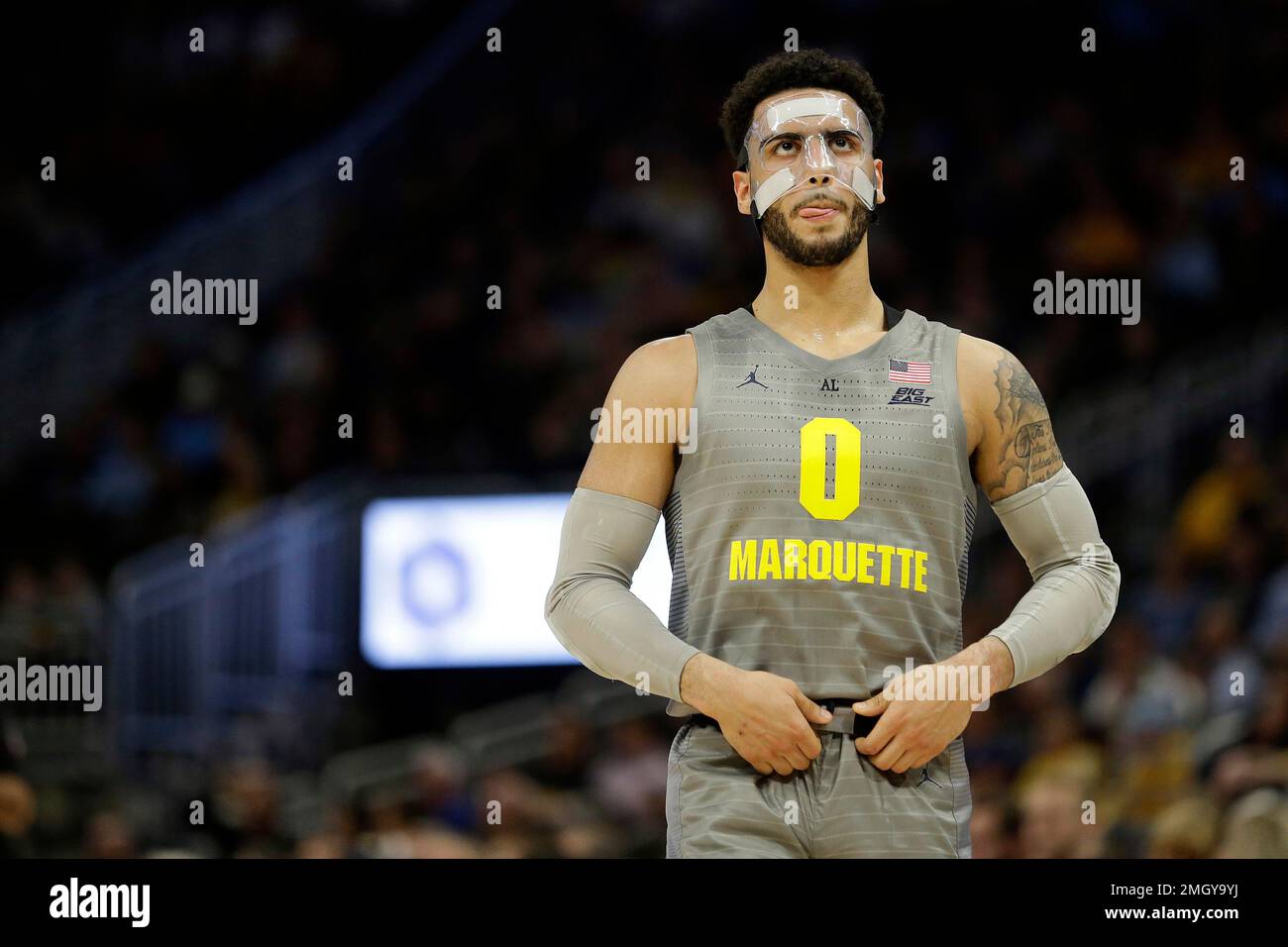 Marquette's Markus Howard during the first half of an NCAA college ...