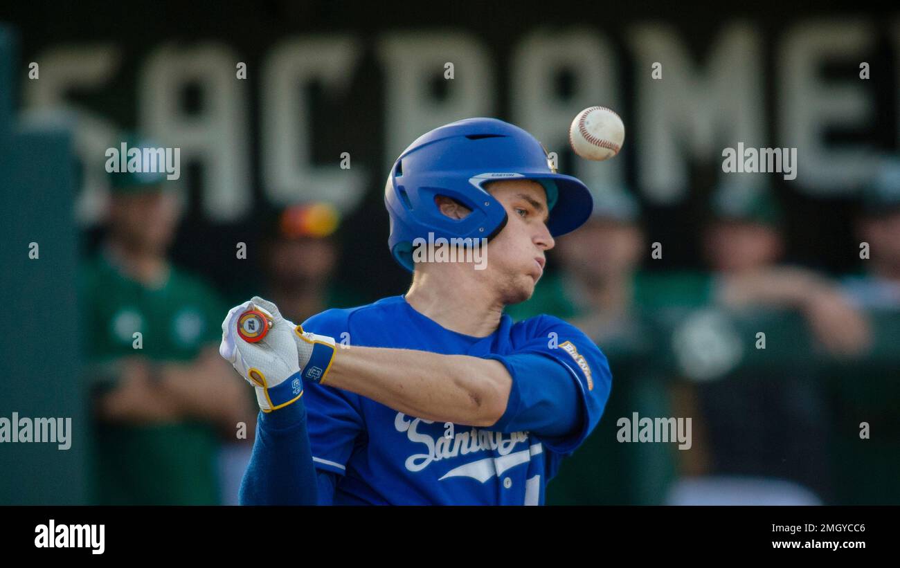 UC Santa Barbara's Mason Marquez during an NCAA baseball game on Friday ...