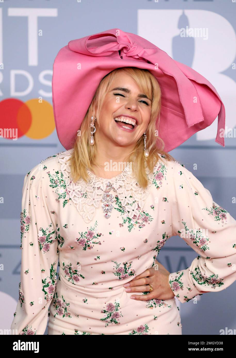 Paloma Faith poses for photographers upon arrival at Brit Awards 2020 ...