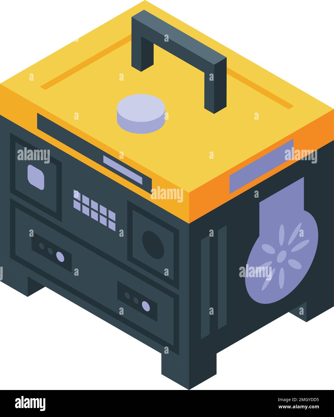 Engine generator icon isometric vector. Power energy. Industrial gas ... Engine generator icon isometric vector. Power energy. Industrial gas ...
