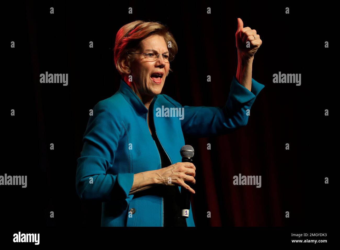 Democratic presidential candidate Sen. Elizabeth Warren, D-Mass ...