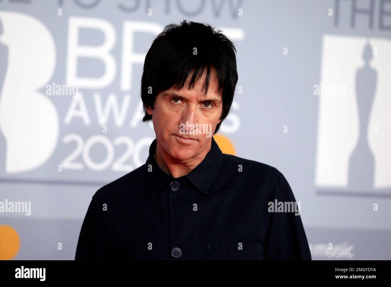 Johnny Marr poses for photographers upon arrival at Brit Awards 2020 in ... Johnny Marr poses for photographers upon arrival at Brit Awards 2020 in ...