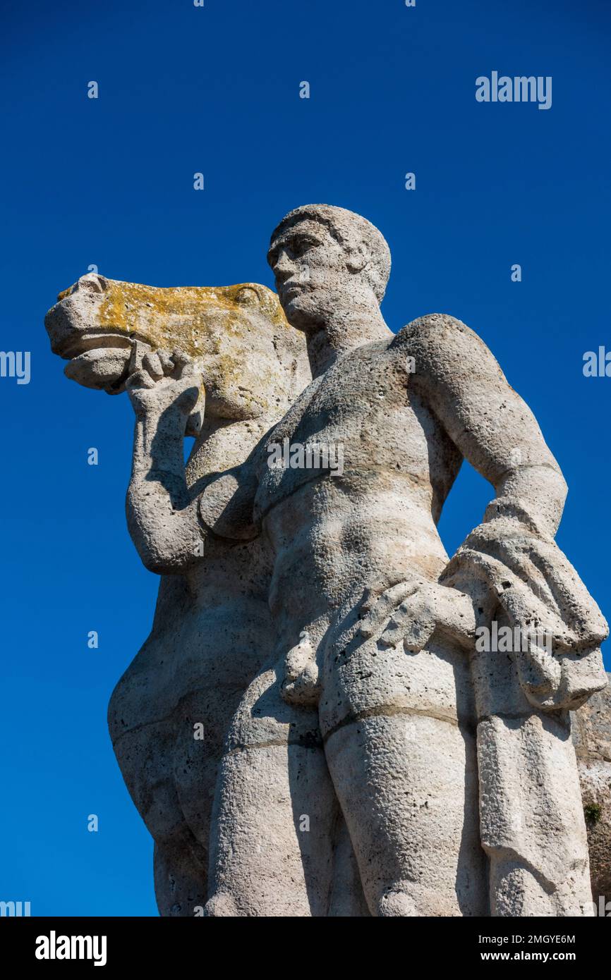 Horse Tamer Nazi era sculpture at Berlin Olympic stadium Stock Photo ...