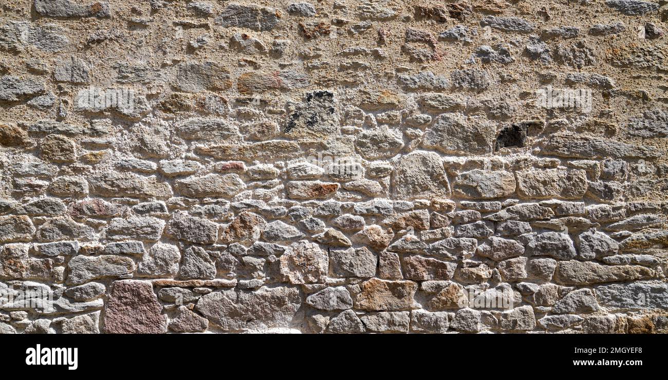 ancient stone dark wall of medieval brick horizontal stones facade ...