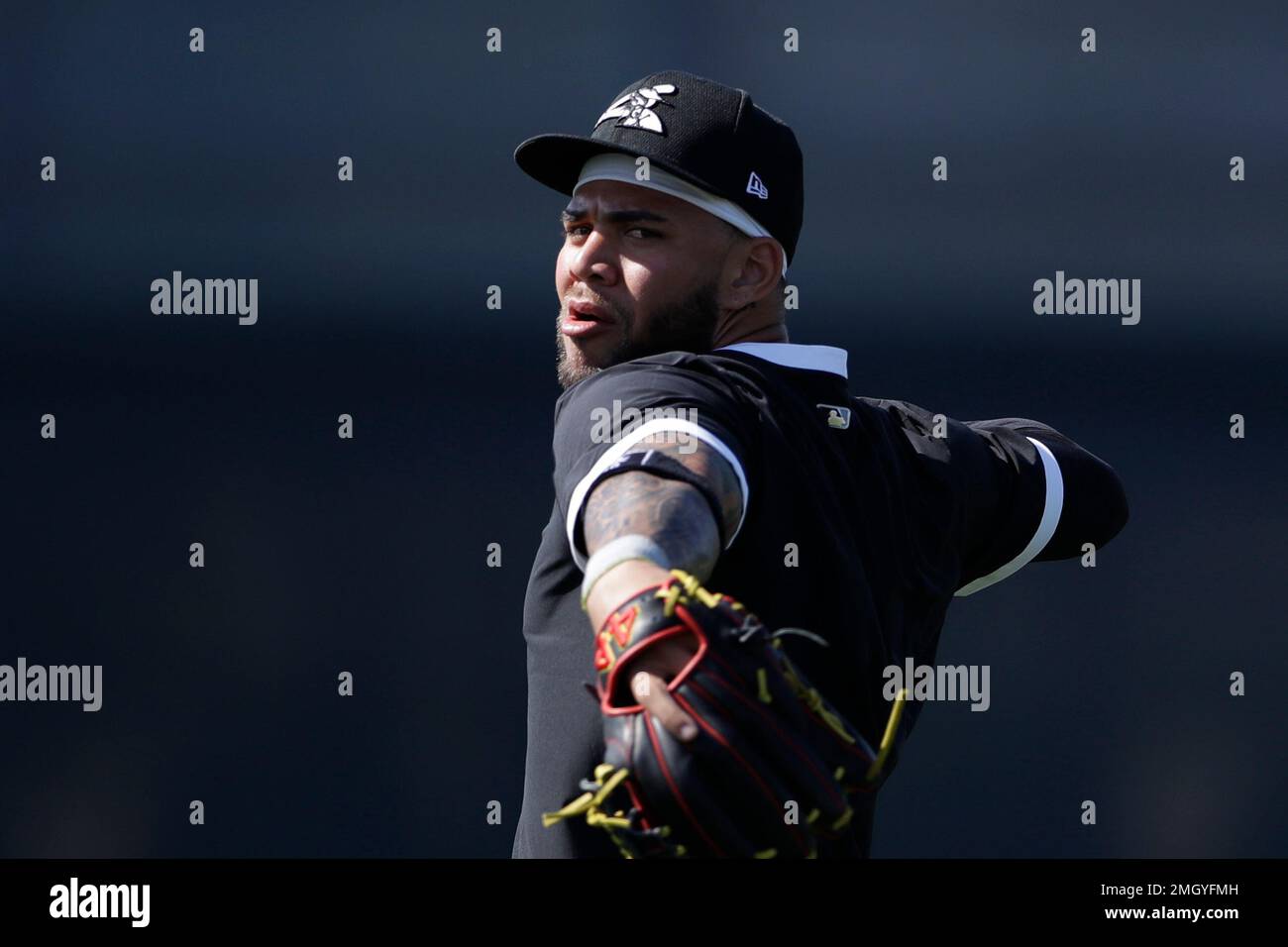 Chicago White Sox third baseman Yoan Moncada during spring training ...