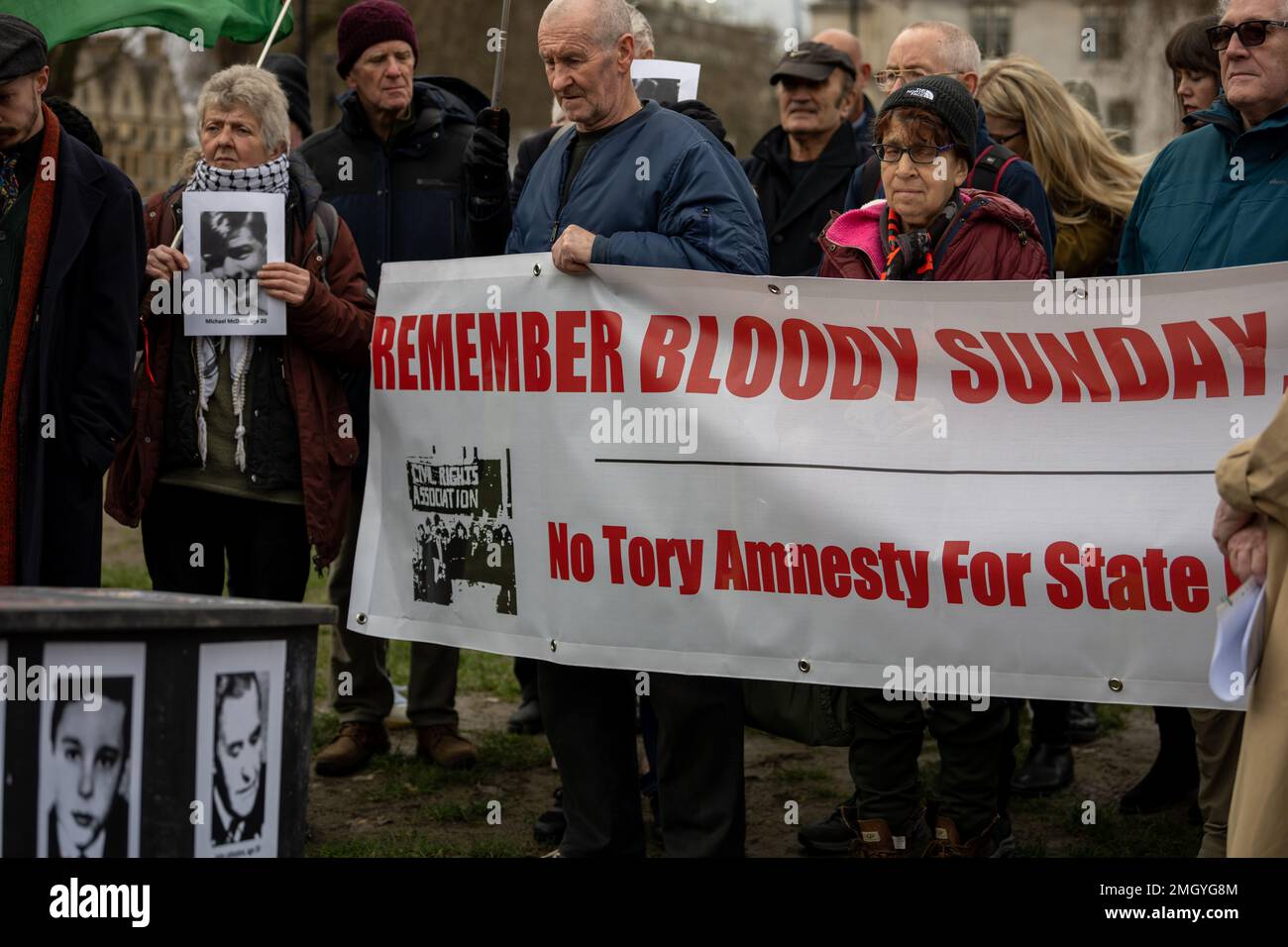 London, UK. 26th Jan, 2023. Annual Bloody Sunday commemoration and ...