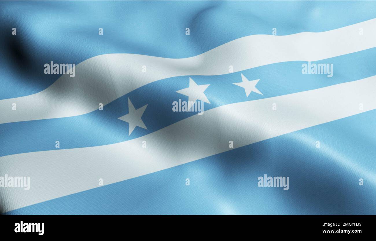 3D Illustration of a waving Ecuador Province flag of Guayas Stock Photo ...