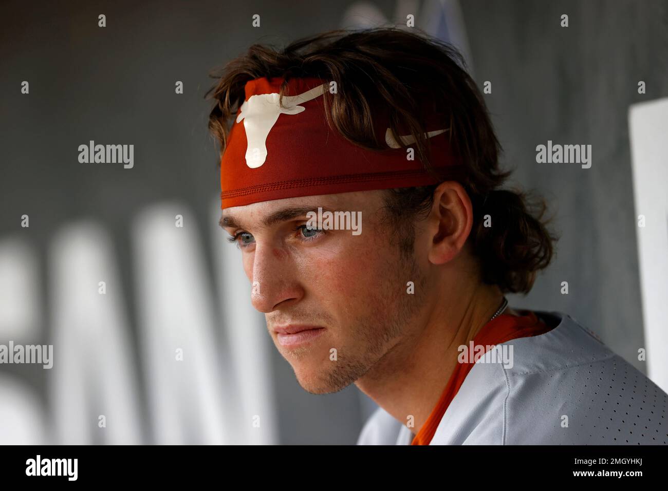 Texas's Duke Ellis (11) looks on prior to an University of Texas at ...